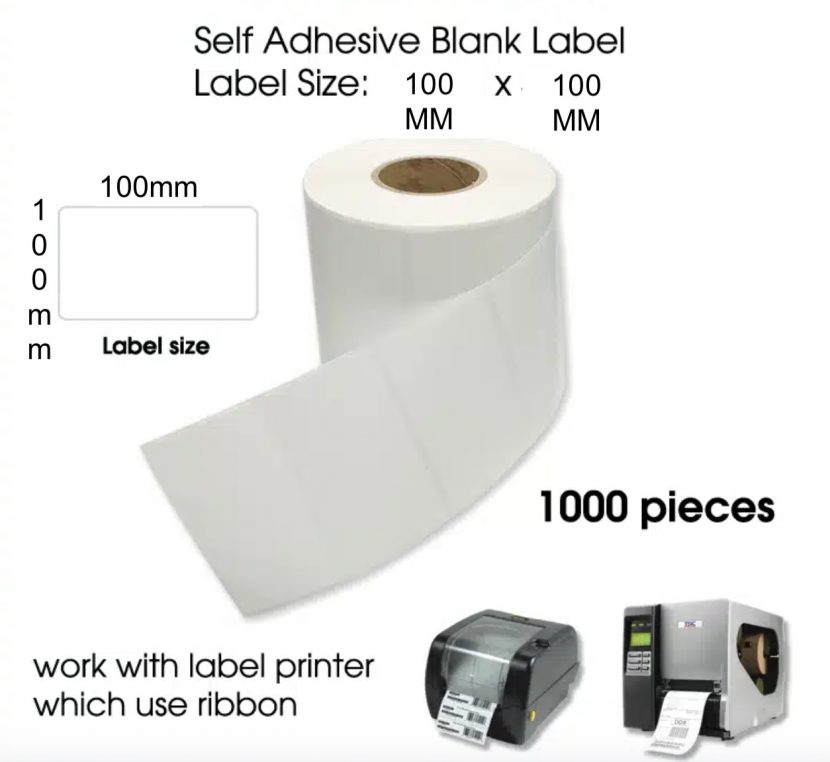 100mm by 100mm Artpaper Label Stickers – Omnimetric